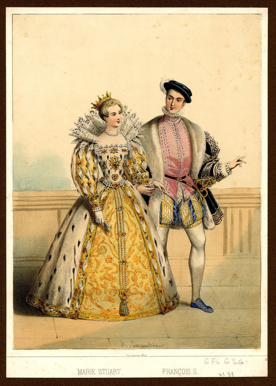 Marie Stuart, une reine de beauté à Château Gaillard. Sa lune de miel ...